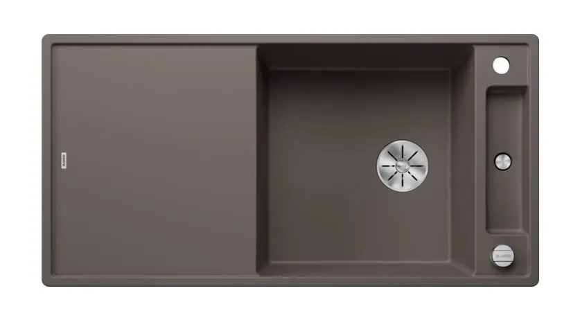 Blanco Axia III XL 6 - Silgranitspüle, 100x51 cm, mit Ablaufsystembedienung und Zubehör, InFino ...