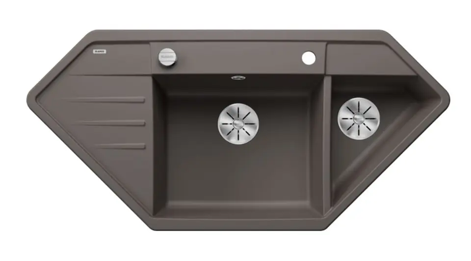 Blanco Lexa 9 - Silgranitspüle, 107x51 cm, InFino, grau 527284 ...