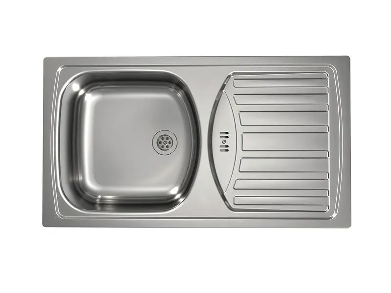 Alveus Basic - Spoelbak, 78x44 cm, rvs 1136531 | Sanitino.be/nl