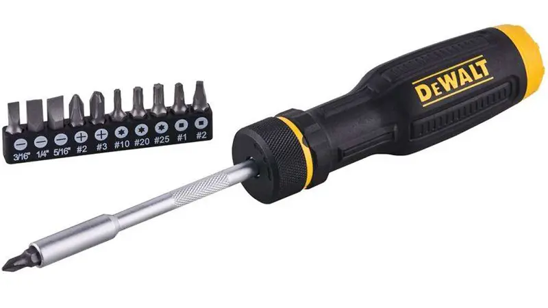 DeWALT Gereedschap - Ratel schroevendraaier, 10 bits DWHT68002-0 ...