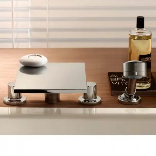 Axor Massaud - Vaňová batéria 4-otvorová na sokel, chróm 18453000 ...