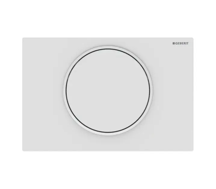 Geberit Sigma10 - Control de descarga, blanco mate 115.758.01.5 ...