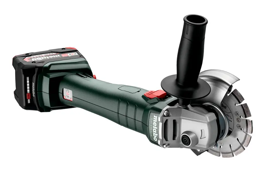Metabo Outillage - Meuleuse d'angle sans fil 18V 125 mm, 2 batteries 4,0 Ah, chargeur 602247510 ...