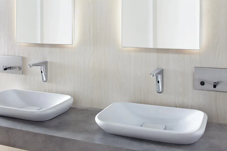 Grohe Euroeco Cosmopolitan E - Mitigeur électronique de lavabo, chrome ...