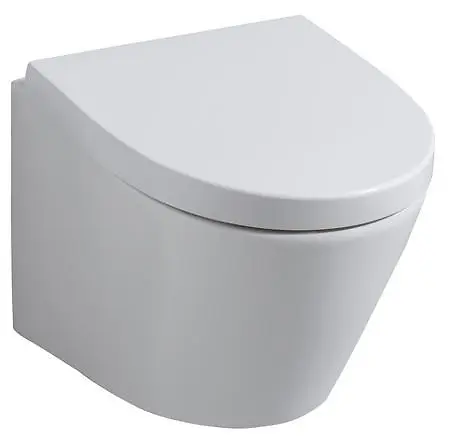 Keramag Flow 300 - Závěsný klozet, 370 mm x 510 mm, bílý - klozet ...