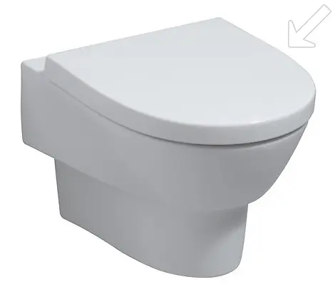 Keramag Flow 300 - WC sedátko, bílé - sedátko, se softclose 575950000 ...