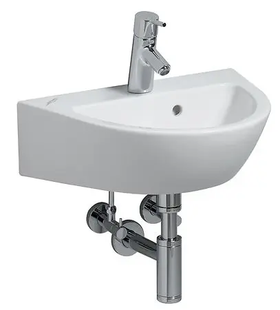 Keramag Flow - Umývátko, 50x36 cm, bílé - jednootvorové umývátko, s ...