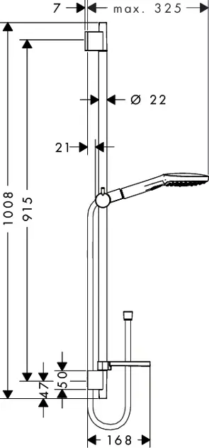 Hansgrohe Raindance Select E - Conjunto de ducha 120, 3 chorros ...