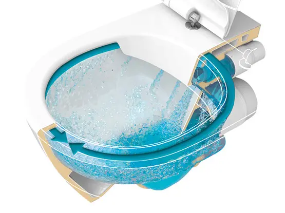 Grohe Rapid SL - Set Vorwandelement, WC und Sitz Villeroy & Boch ...