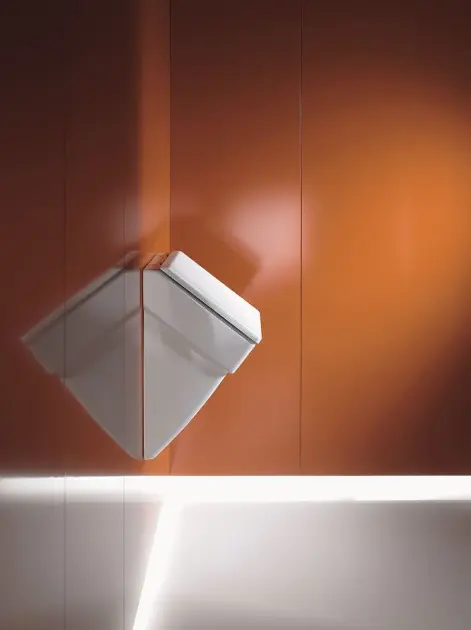 Duravit Vero - Absaug-Urinal 295x320x555 mm, verdeckter Zu- und Ablauf ...