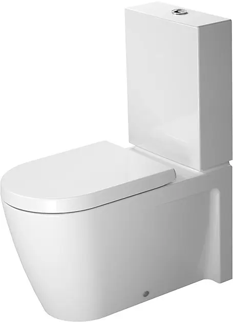 Duravit Starck 2 - WC a terra monoblocco, 37cm x40cm x73 cm, bianco ...