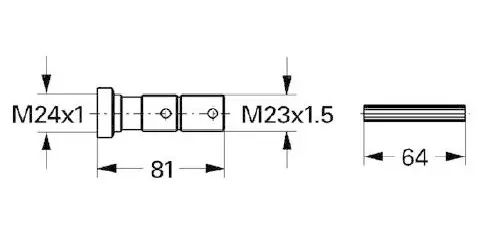 Grohe Piezas de recambio - Conjunto de extensión 45202000 | Sanitino.es