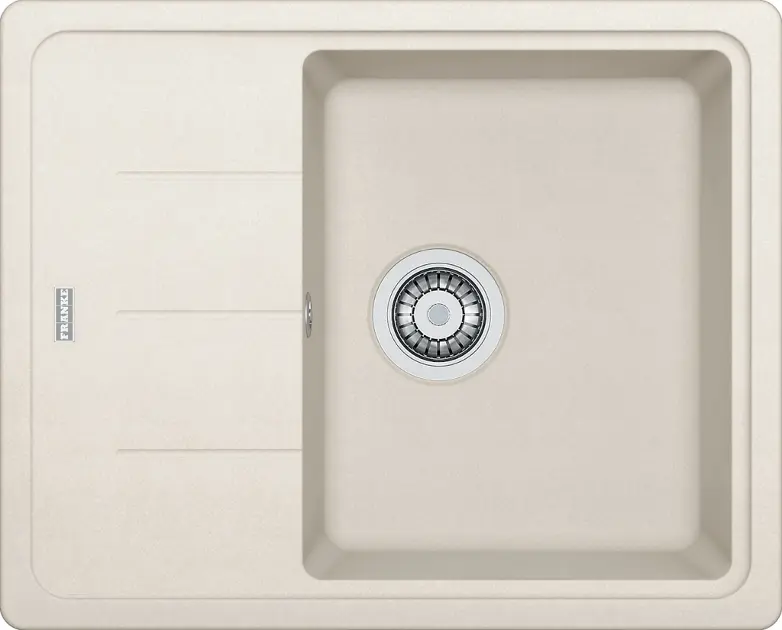 Franke Basis - Fragranit Spülbecken BFG 611-62, 62x50 cm, Vanille 114. ...