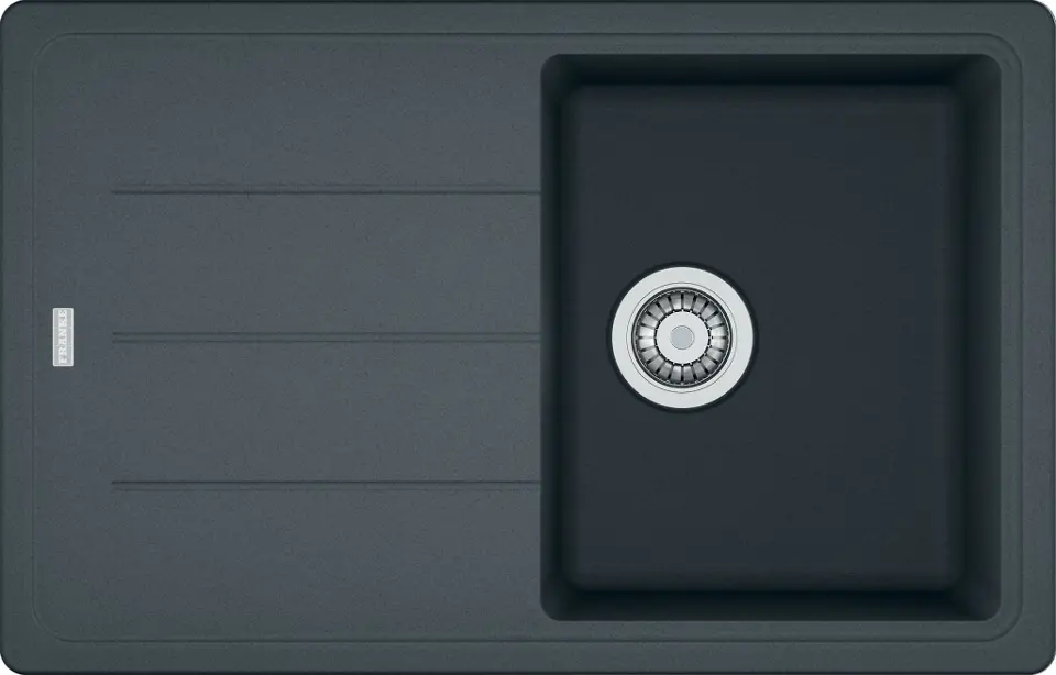 Franke Basis - Fragranit Spülbecken BFG 611-78, 78x50 cm, Graphit 114. ...