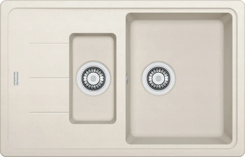 Franke Basis - Fragranit Spülbecken BFG 651-78, 78x50 cm, Vanille 114. ...