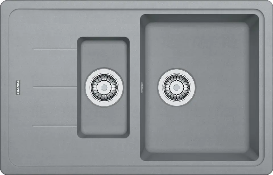 Franke Basis - Fragranit Spülbecken BFG 651-78, 780x500 mm, steingrau ...