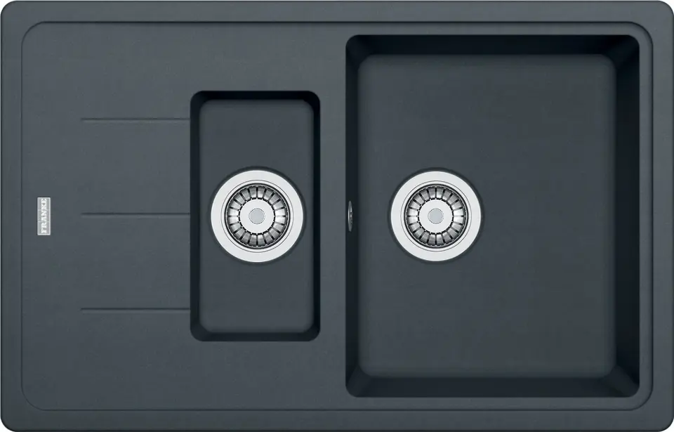 Franke Basis - Fragranit Spülbecken BFG 651-78, 78x50 cm, Graphite 114. ...
