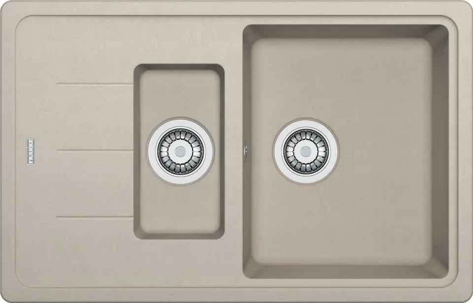 Franke Basis - Fragranit Spülbecken BFG 651-78, 78x50 cm, Sahara 114. ...