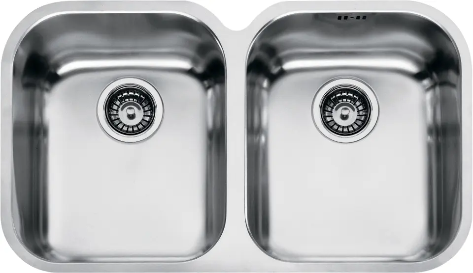 Franke Armonia - Évier en inox AMX 120, 77x45 cm, siphon 122.0120.019 ...