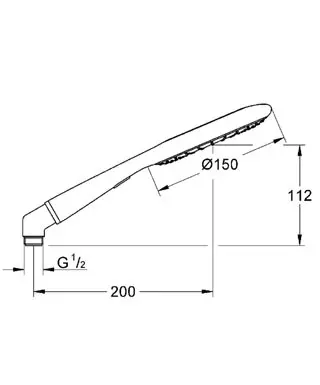 Grohe Rainshower New - Ruční sprcha, 2jet, chrom/růžová 27447001 ...