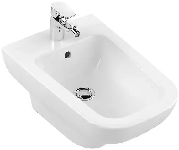 Villeroy & Boch Joyce - Bidé suspendido con rebosadero 370x560 mm, 1 ...