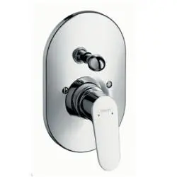 Hansgrohe Focus E2 - Podtynkowa bateria wannowa, chrom 31947000 ...