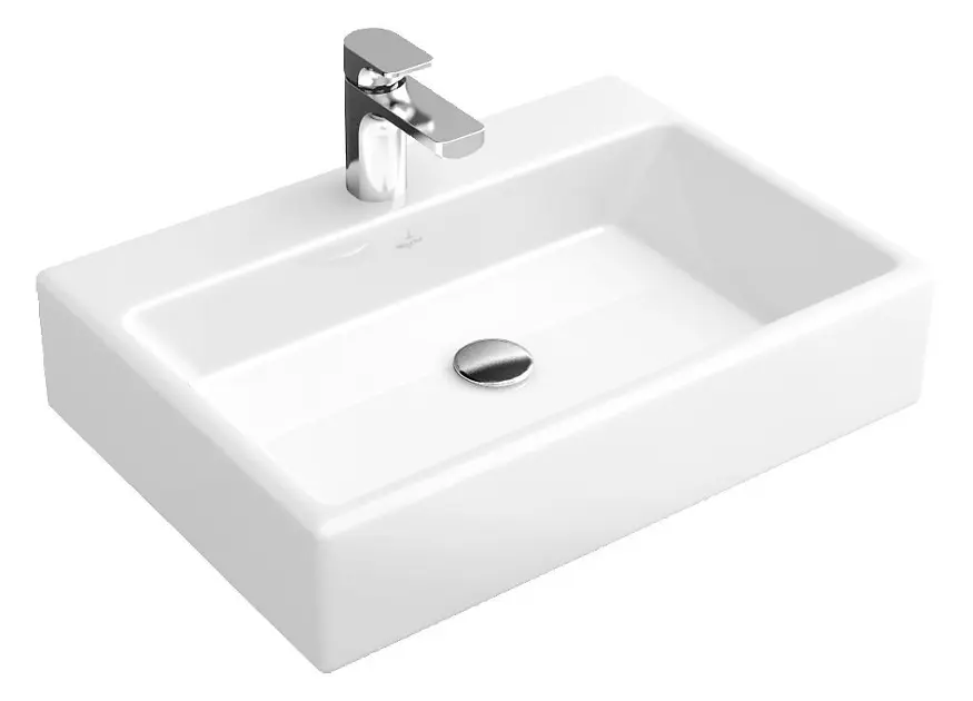 Villeroy & Boch Memento - Opzetwastafel, 50x42 cm, met overloop, met ...