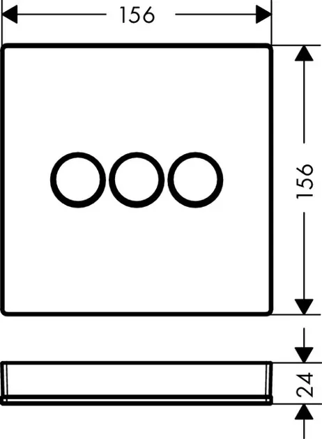 Hansgrohe Shower Select - Robinet encastrable pour 3 sorties, noir ...