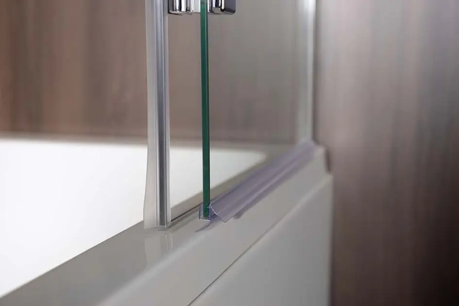 Polysan Rende - Paroi de baignoire 97 cm, verre clair BS-97 | Sanitino.fr