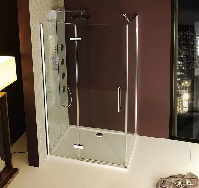 Polysan Classic Mini - Zuhanyháló 1000x900 mm, balra, átlátszó üveg ...