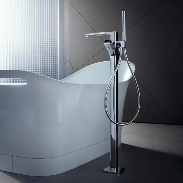 Axor Urquiola - Mitigeur de baignoire avec thermostat, chrome 11422000 ...