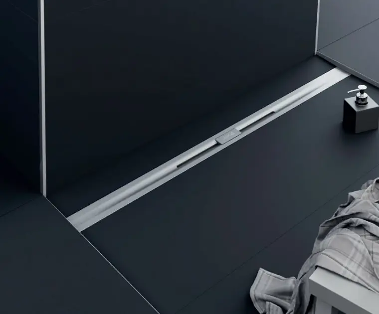 Jika Pure - Sprchový žlab 100 cm, s roštem, satin nerez H2714200020001 ...