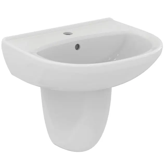 Ideal Standard Alpha - Lavabo 50x43 cm, avec trop-plein, trou pour ...