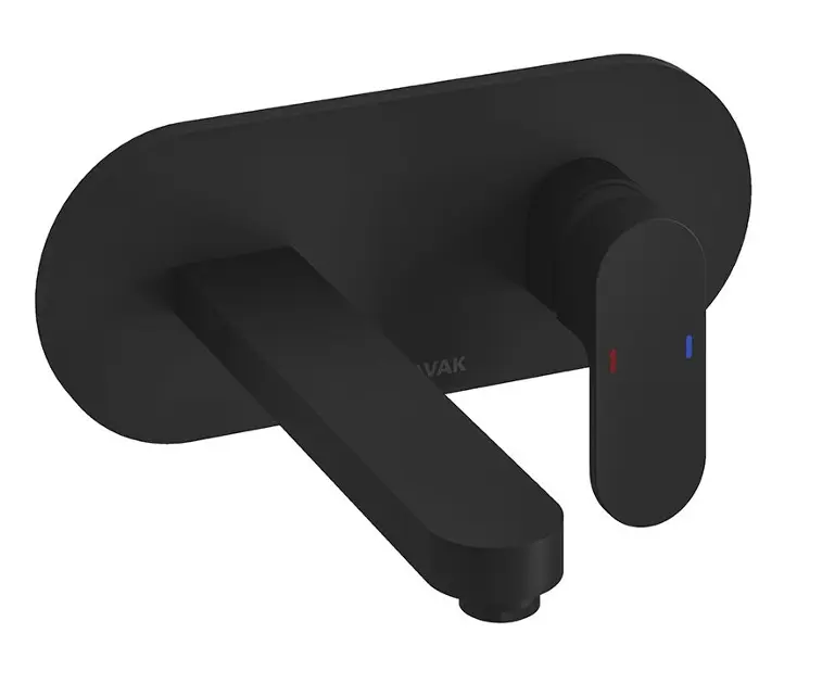 Ravak Chrome - Inbouw wastafelkraan, met inbouwdeel, zwart X070430 ...