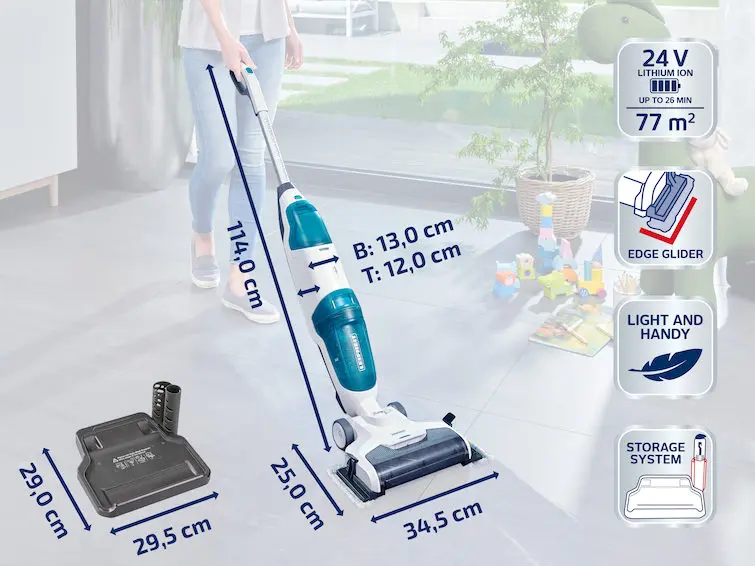 Leifheit Úklid - Akumulátorový vysavač a mop Regulus Aqua PowerVac Pro 11935 | Sanitino.cz