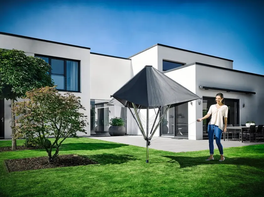 Leifheit Trocknen - Wäschespinne Linoprotect 400, mit Dach 82100 ...