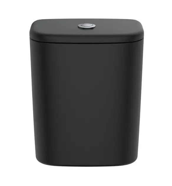 Ideal Standard Tesi - Spülkasten, Anschluss unten, Seide schwarz ...