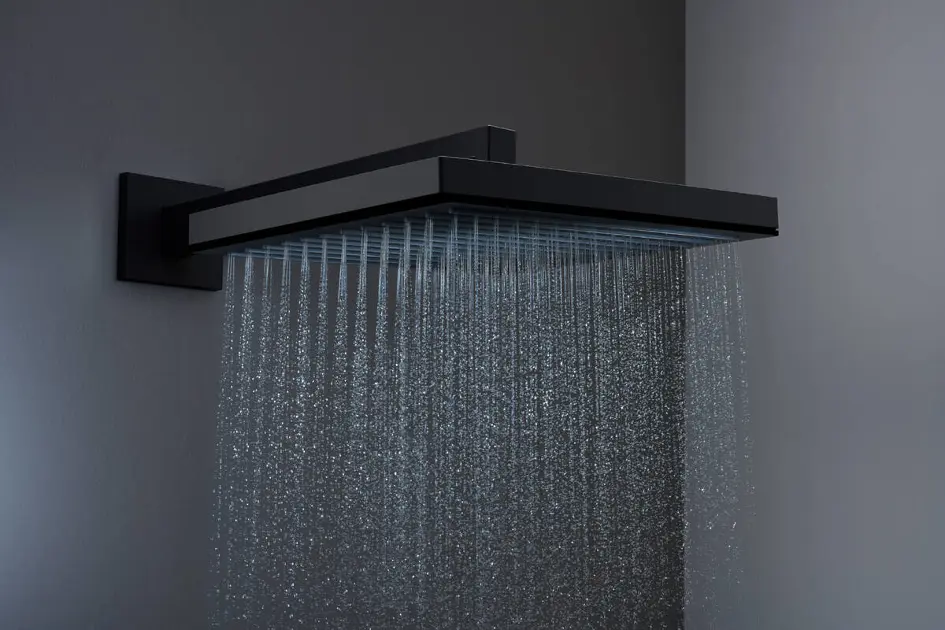 Hansgrohe Pulsify E - Kopfbrause 26x26 cm, schwarz matt 24330670 ...
