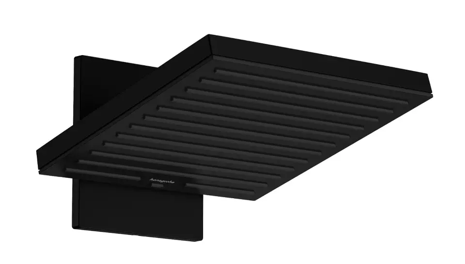 Hansgrohe Pulsify E - Douche de tête, 3x3 cm, EcoSmart, 2 jets, noir ...