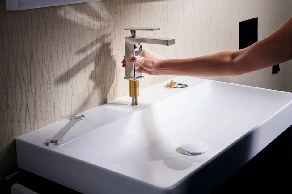 Hansgrohe Tecturis E - Waschtischarmatur, EcoSmart, Chrom 73011000 ...