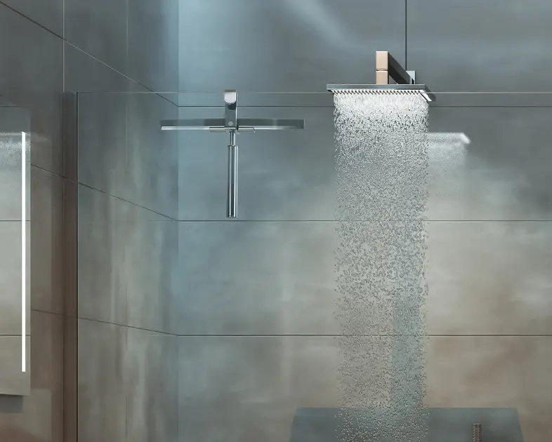 Sapho Accessoires de salle de bains Gedy - Essuie-glace en verre, avec ...