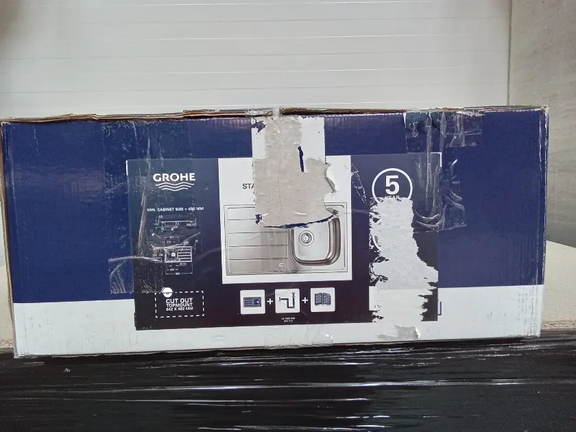 Grohe Drezy - Drez K200, 86x50 cm, kefovaná nerezová 31552SD1ROZ1 ...