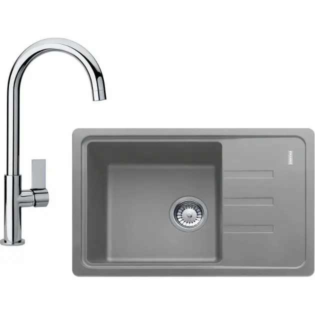 Franke Colonnes - Kit de cuisine G115, évier en fragranit BSG 611-62 ...