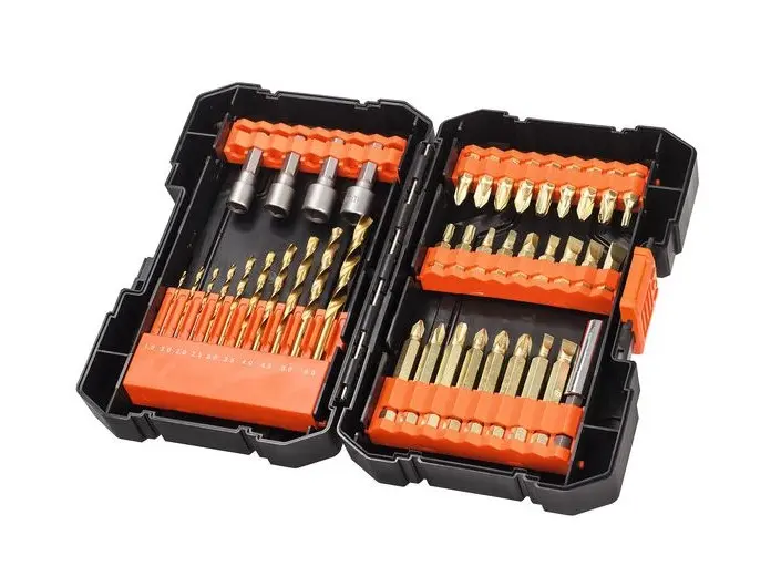 BLACK+DECKER - 41-dielna súprava bitov a vrtákov do kovu A7227-XJ | Sanitino.sk