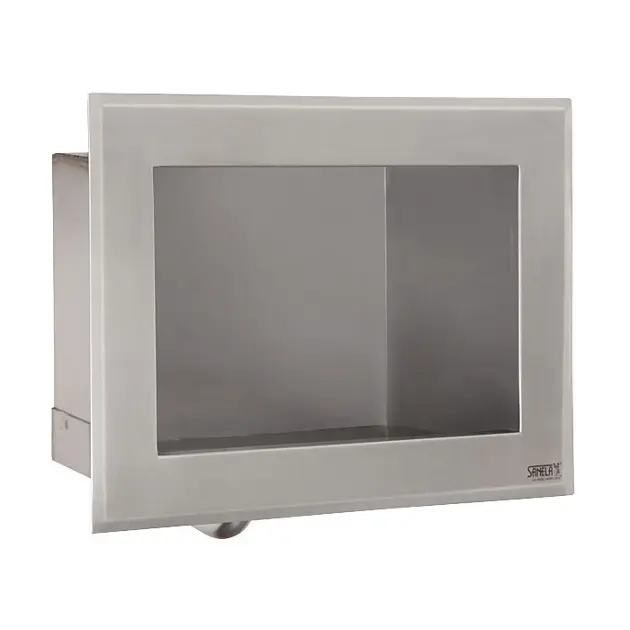 Sanela Lavabos en inox - Lavabo encastré en inox avec gâchette d'eau ...