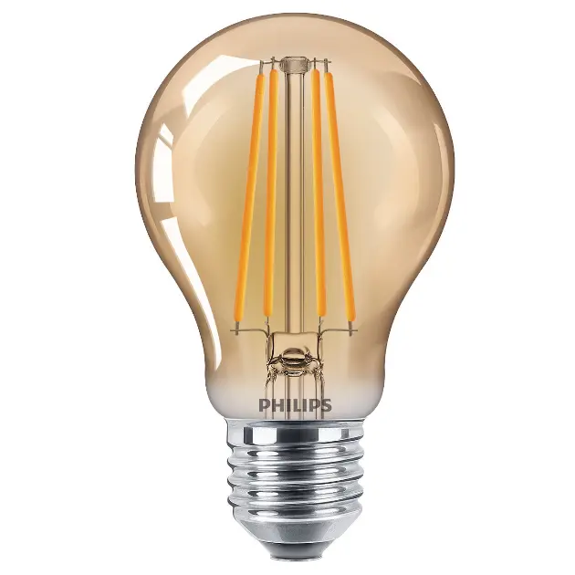 Philips Verlichting - LED lamp E27, 5,5 W, goud 929001941701 | Sanitino.nl
