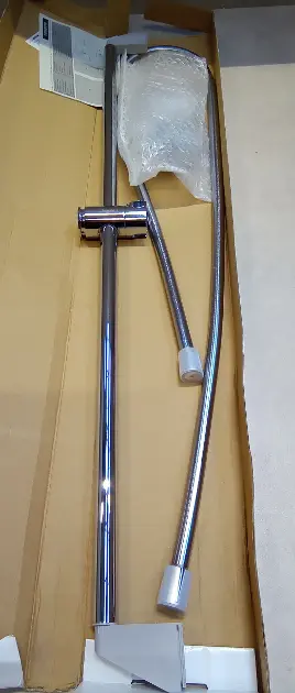 Hansgrohe - Sprchová tyč Pulsify 95 cm se sprchovou hadicí, chrom ...