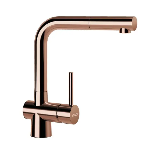 SCHOCK Laitos - Spültischarmatur mit ausziehbarem Auslauf, Kupfer ...