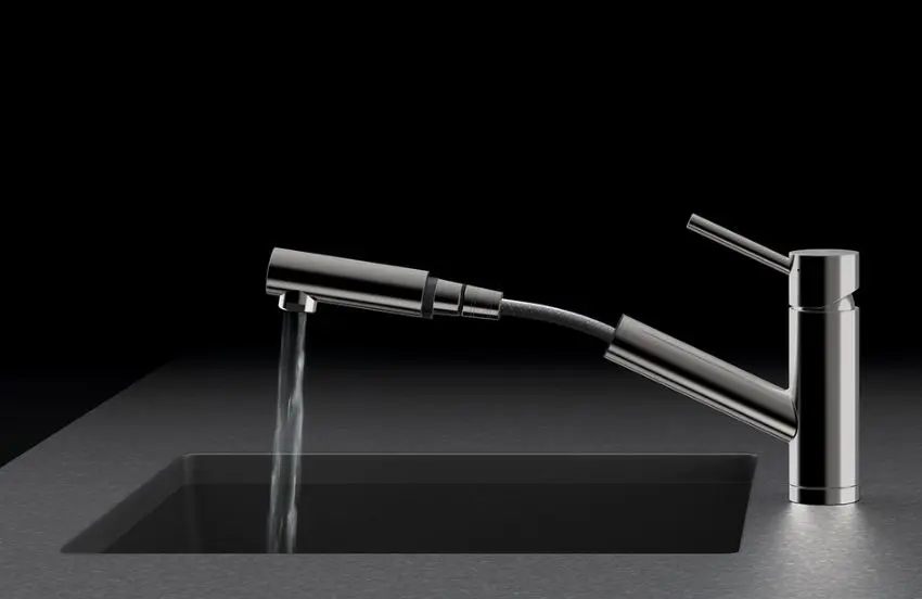 SCHOCK Altos - Spültischarmatur mit ausziehbarem Auslauf, Edelstahl ...