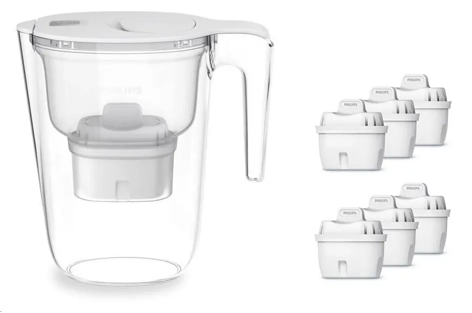 Philips Wasserkrüge - Filterkanne Micro X-Clean, Volumen 2,6 l, mit ...